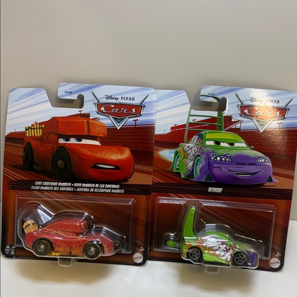 Pixar | Toys | Disney Pixar Cars Diecast Vehicles Red And Green | Poshmark